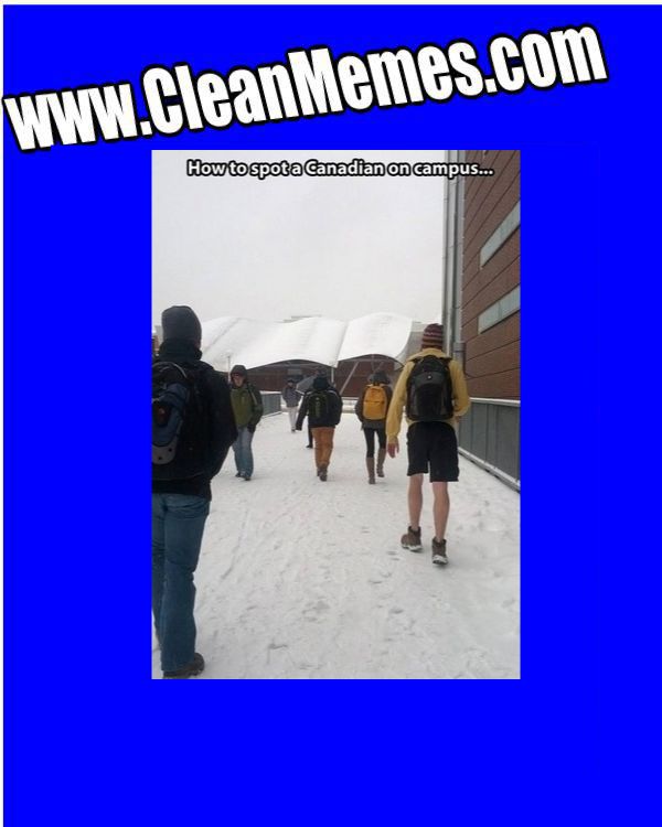 Seeing Canada – Clean Memes