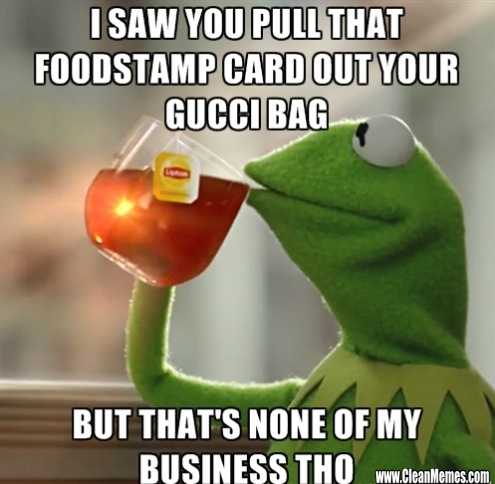 Postage Stamp Memes Food Stamp Card – Clean Memes