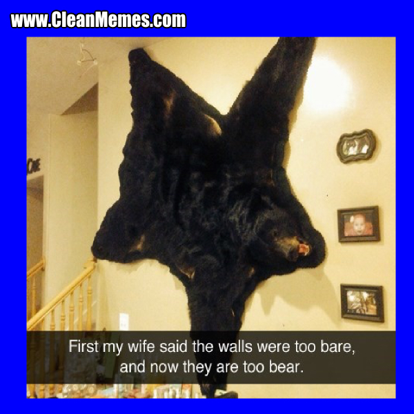 Too Bare – Clean Memes