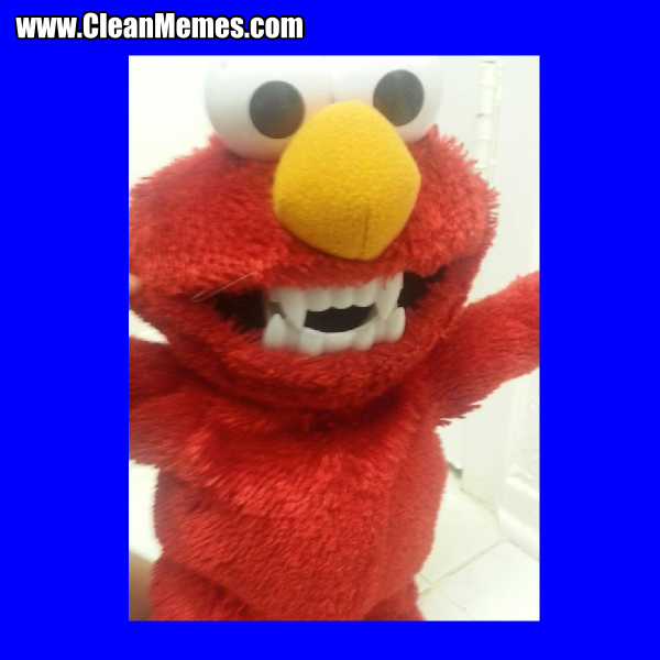 Elmo Teeth – Clean Memes