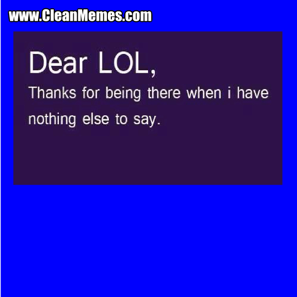 Nothing To Say – Clean Memes