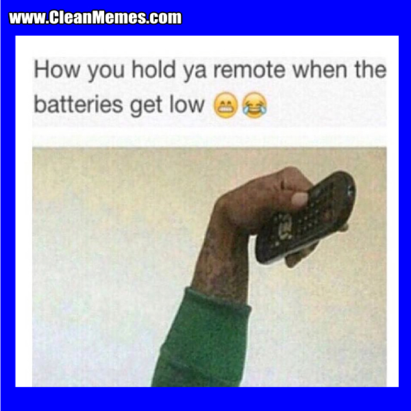 Hold a Remote – Clean Memes