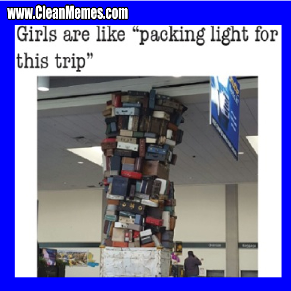 Packing Light – Clean Memes