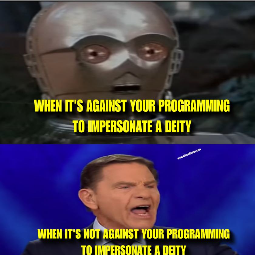 Impersonating a Deity – Clean Memes